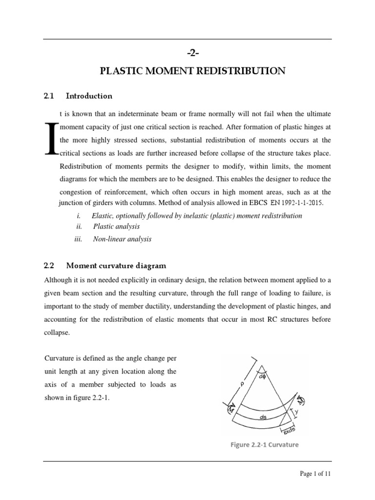 Plastic Moment Redistribution 2011 | PDF | Bending | Beam (Structure)