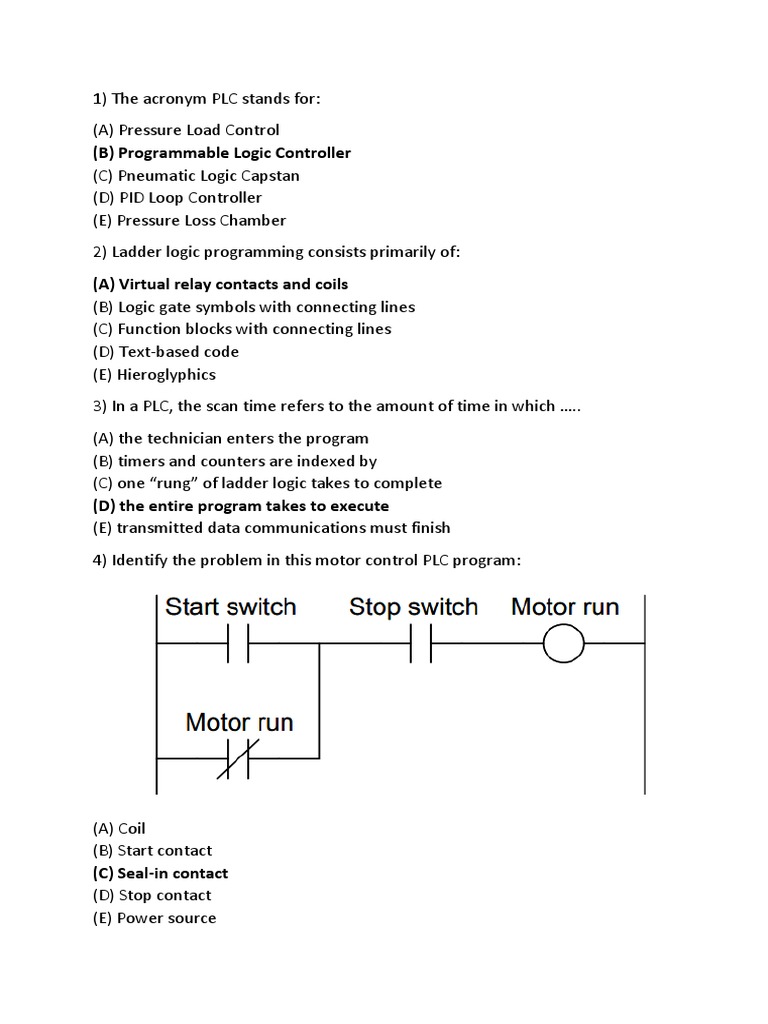 Industrial Automation Unit 1 and 2 | PDF | Programmable Logic Controller | Relay