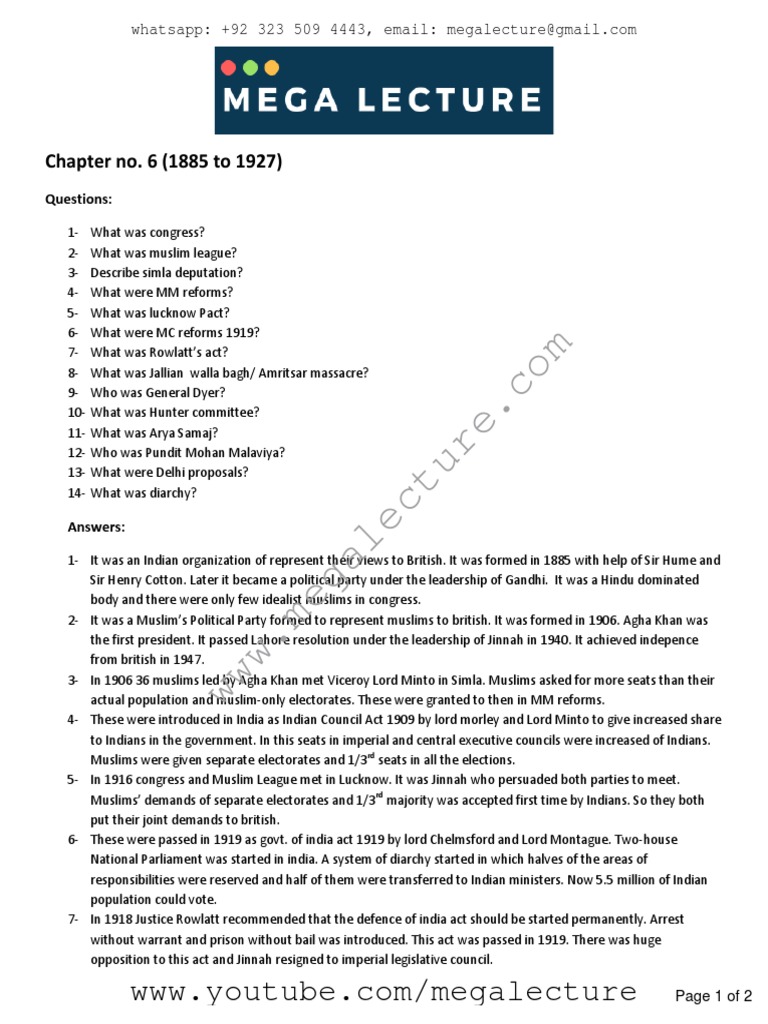 4 Marks Question History PDF | PDF | British Raj | British India