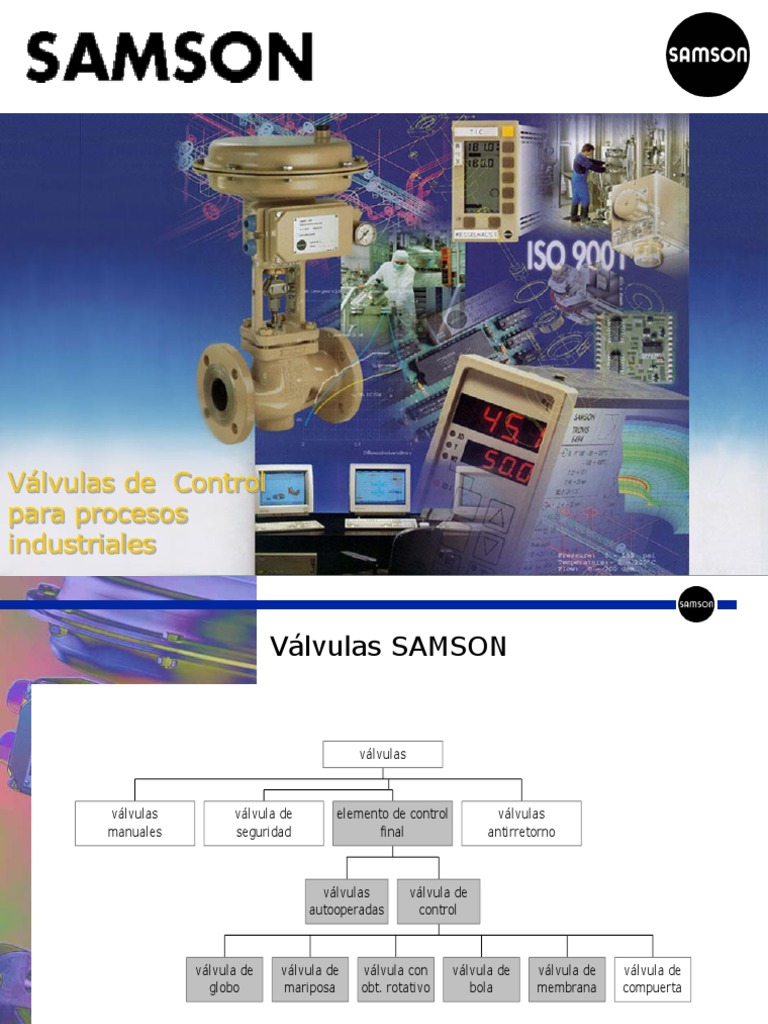 Valvulas de Control Samson | PDF | Ingeniería Química | Gases