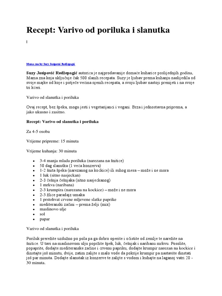 Recept | PDF