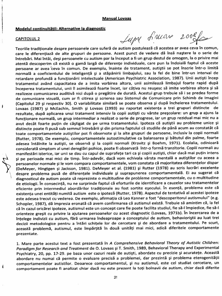 Manual Lovaas 1 PDF | PDF