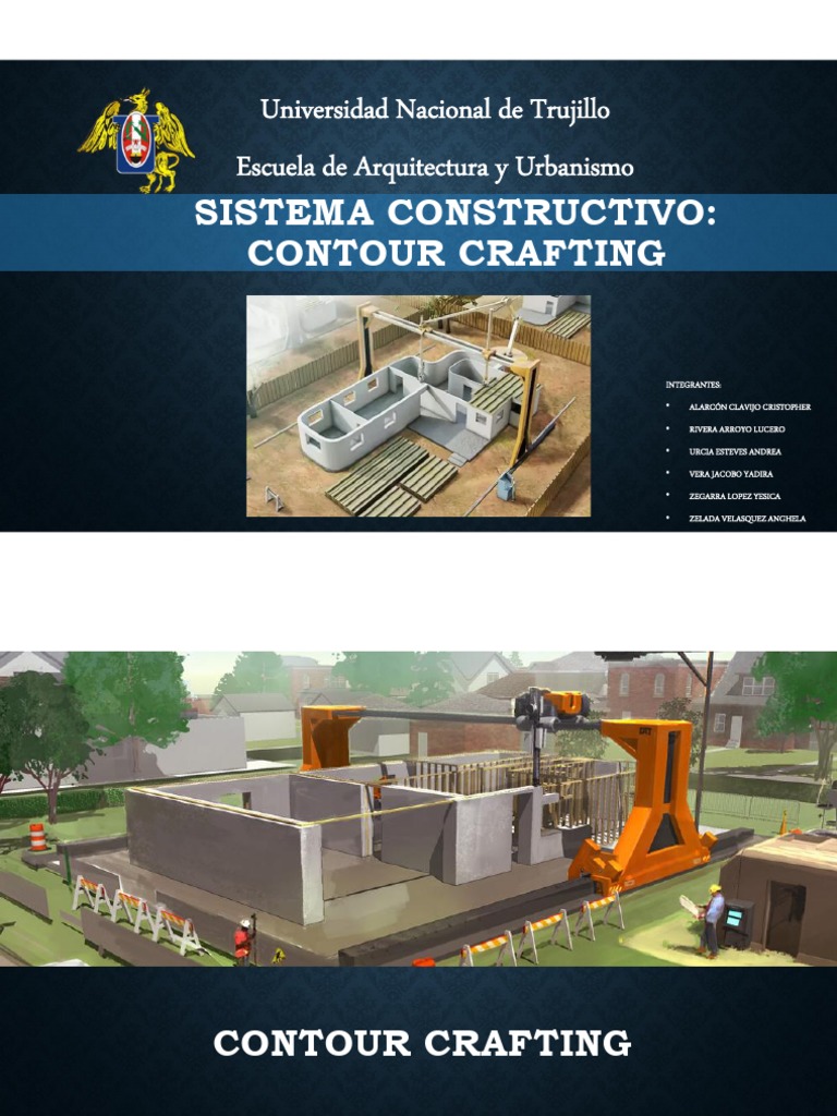 CONTOUR CRAFTING Expo | PDF | Impresión 3d | Hormigón