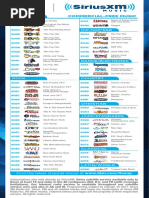 SiriusXM Free Channels List 2024 | PDF | Rock Music | Alternative Rock