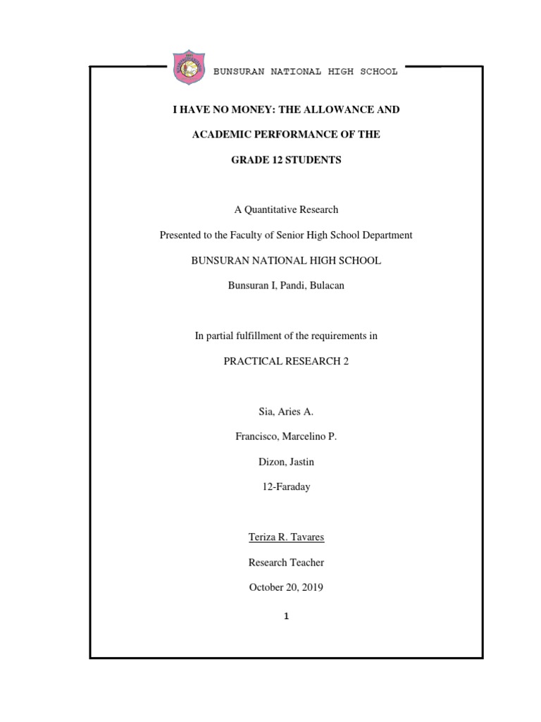 Final Output Finished | PDF | Survey Methodology | Statistics