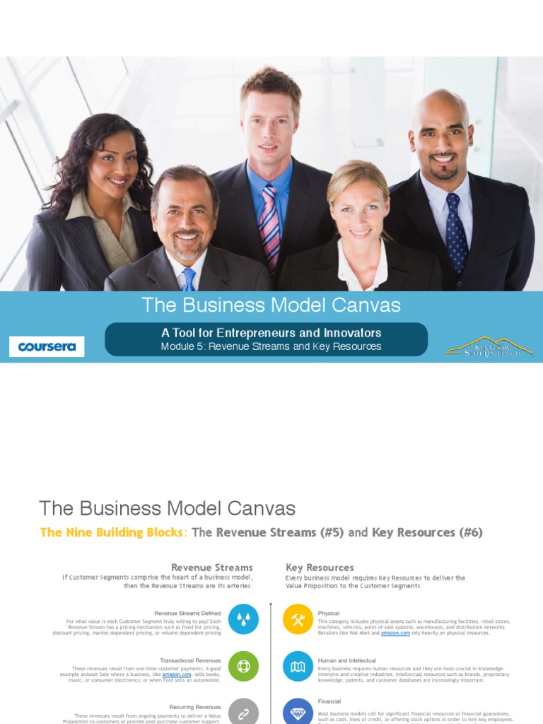 BMC Module 5 Revenue Streams and Key Resources - Compressed | PDF ...