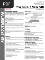 Colocación de Grout | PDF | Hormigón | Acero