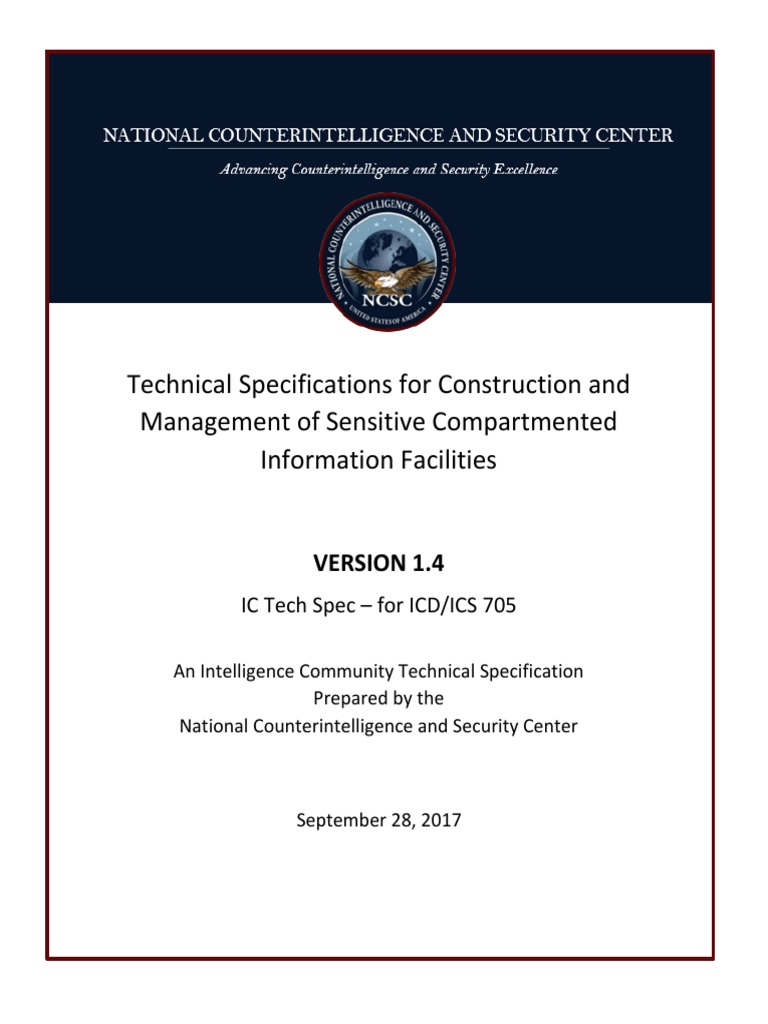 SCIF Construction and Management Specs | PDF | Door | Risk Management