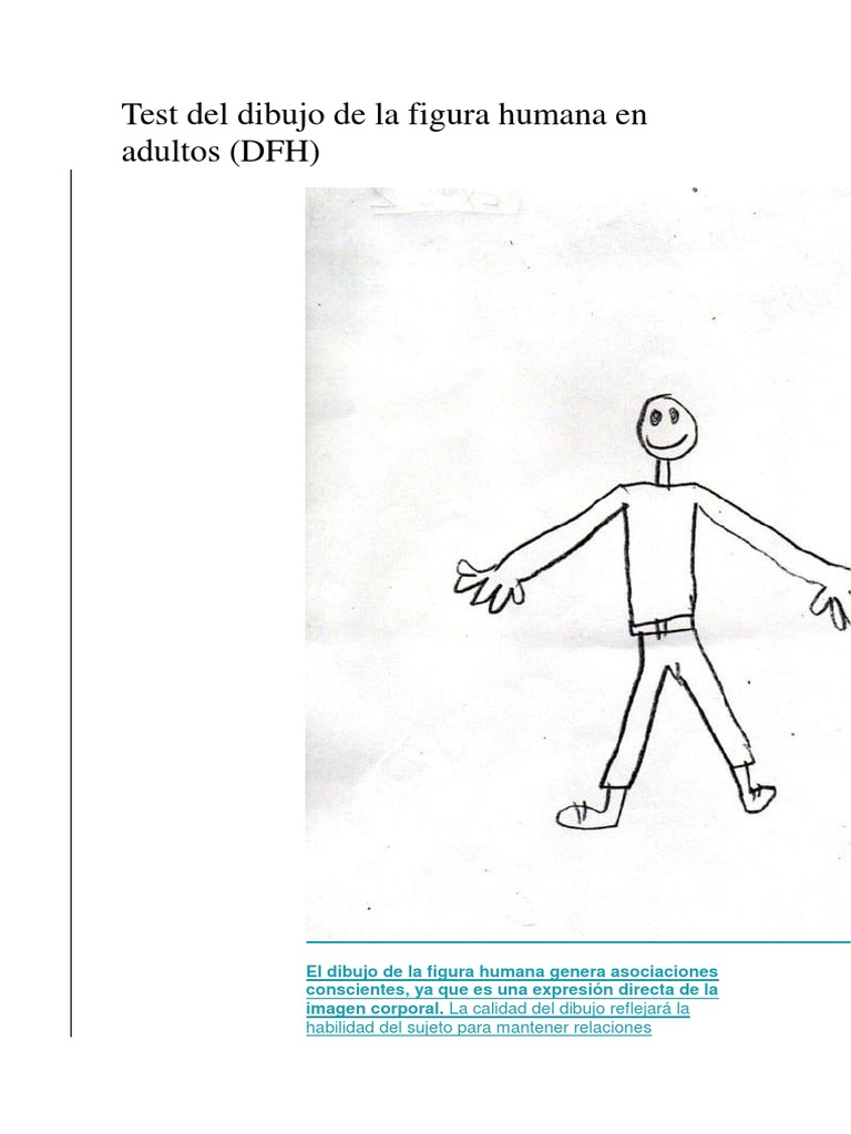 Test Del Dibujo de La Figura Humana en Adultos | PDF | Conceptos ...