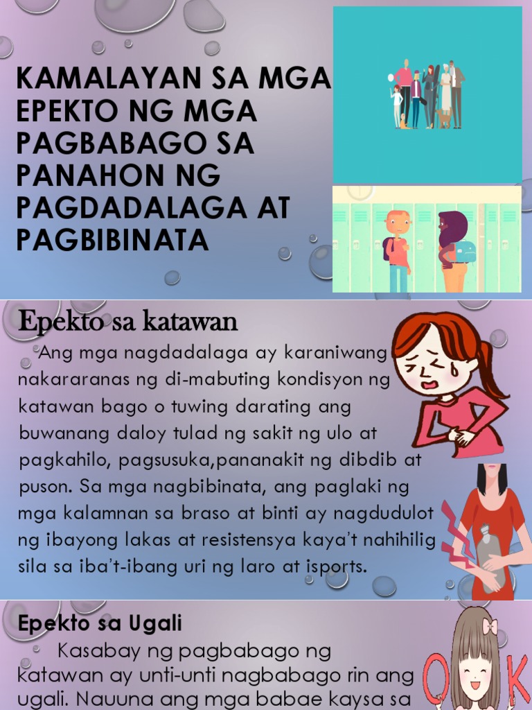 Epekto NG Mga Pagbabago Sa Panahon NG Pagdadalaga at Pagbibinata | PDF Epekto NG Mga Pagbabago Sa Panahon NG Pagdadalaga at Pagbibinata | PDF