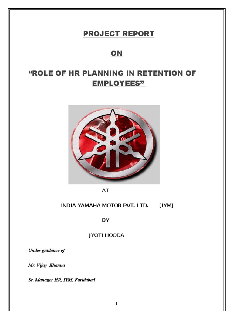 HR Project | PDF | Human Resources | Employee Retention