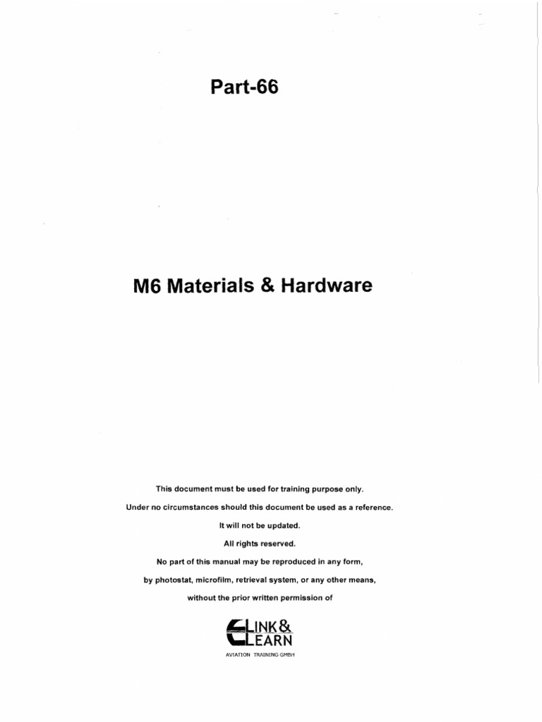 M6 Materials And Hardware Pdf Pdf Stainless Steel Steel