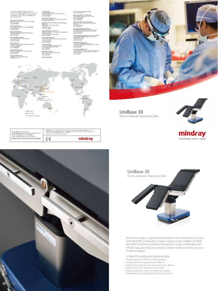 Brochure UNIBASE 30 | PDF | Surgery | Elevator