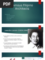 Felix - Roxas First Architect in The Philippines | PDF