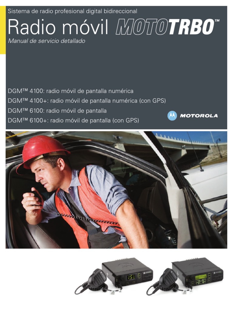 Manual de Servicio Motorola DGM 4100 4100 6100 6100 | PDF | Derechos de ...
