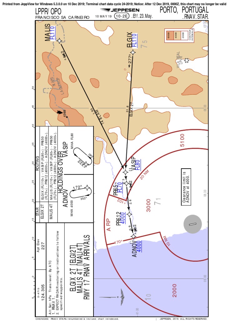 ELGIX2T e MALIS RT RNAV STAR LPPR PDF | Download Free PDF | Air Traffic ...