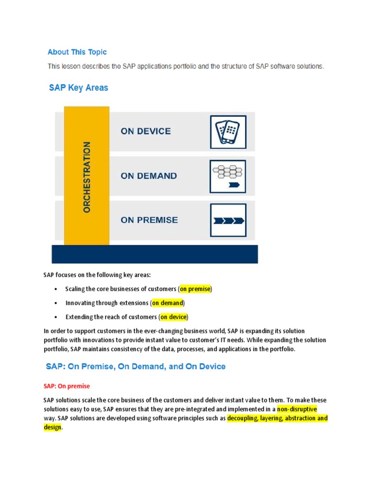 SAP Software Solution | PDF | Sap Se | Customer Relationship Management