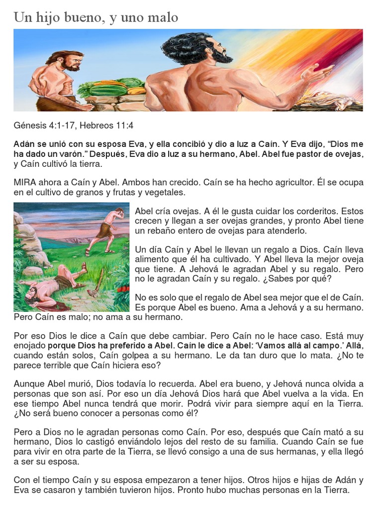 Cain y Abel | PDF | Caín y Abel | Cristianismo