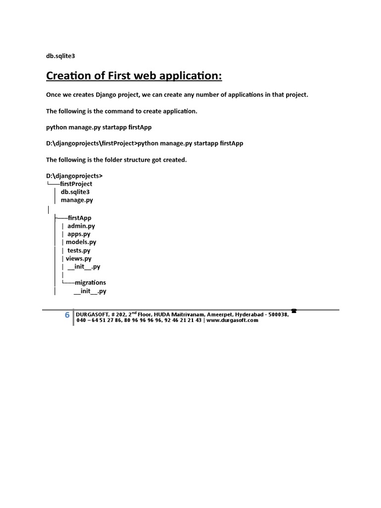 Django Notes | PDF | Databases | Information Technology