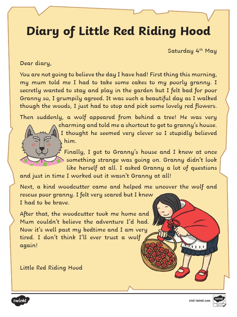 Three Diaries Reading | Little Red Riding Hood | Outer Space
