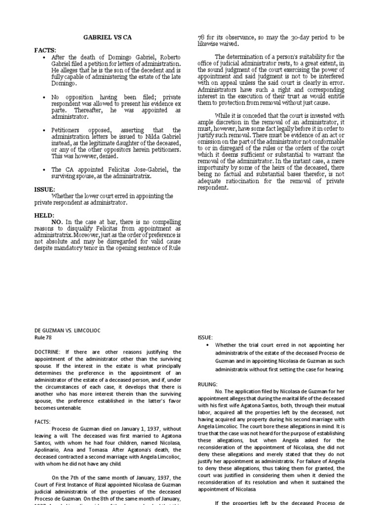 Rule 78 - Compiled | PDF | Common Law | Public Law