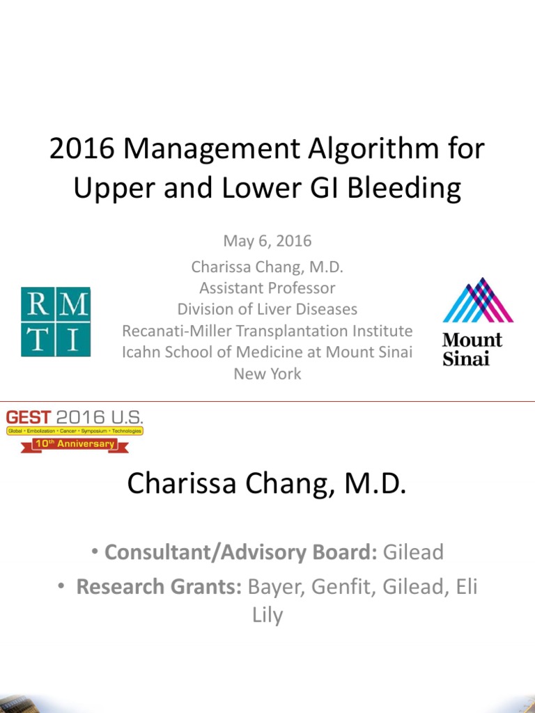 Algoritma LGIB and UGIB 2016 | PDF | Medical Emergencies | Body Fluids