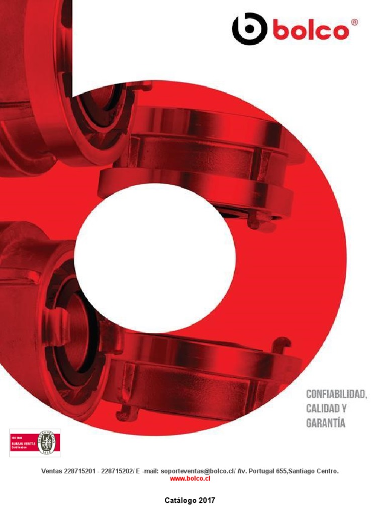 Catálogo Bolco 2017 | PDF | Tubería (transporte de fluidos) | Presión