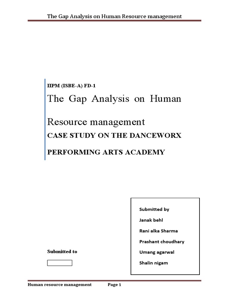 HR Gap Analysis for Danceworx Academy | PDF | Business | Employment