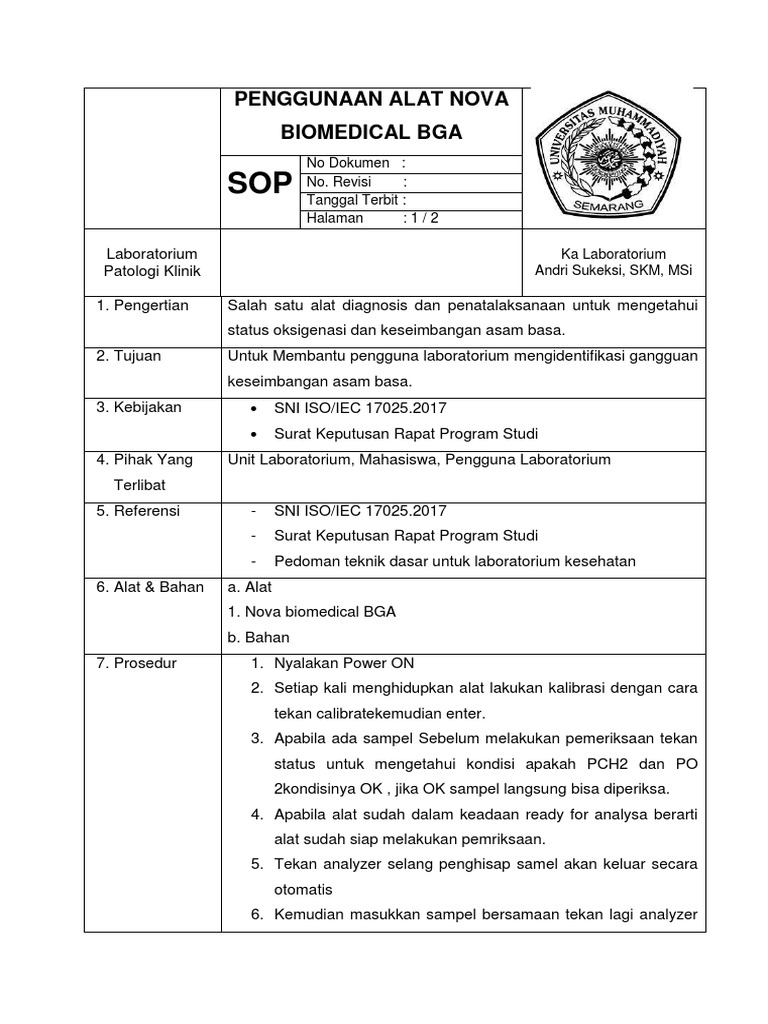 Prosedur Penggunaan Alat Nova BGA | PDF