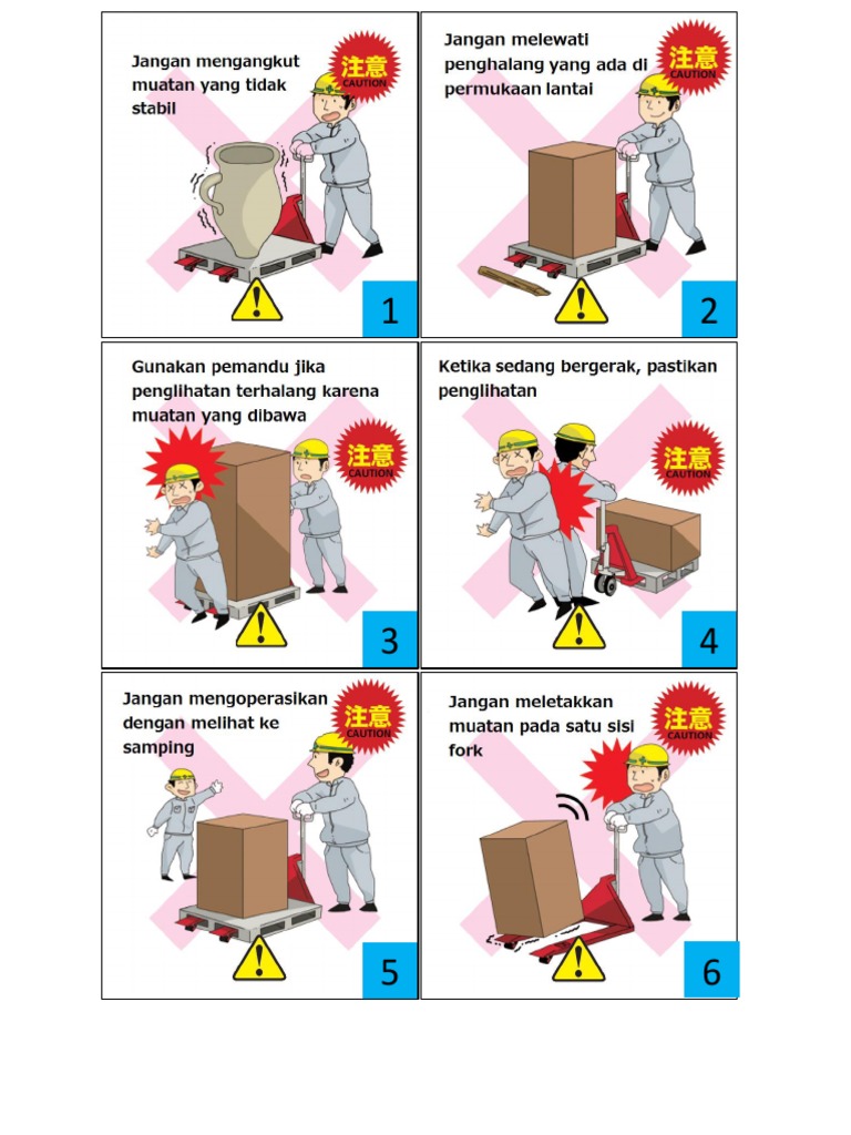 Safety Menggunakan Hand Pallet | PDF