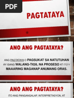 Pagtatasa at Pagtataya Sa Filipino | PDF
