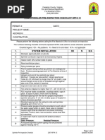 Fire Sprinkler System Testing Form | PDF | Fire Sprinkler System | Valve