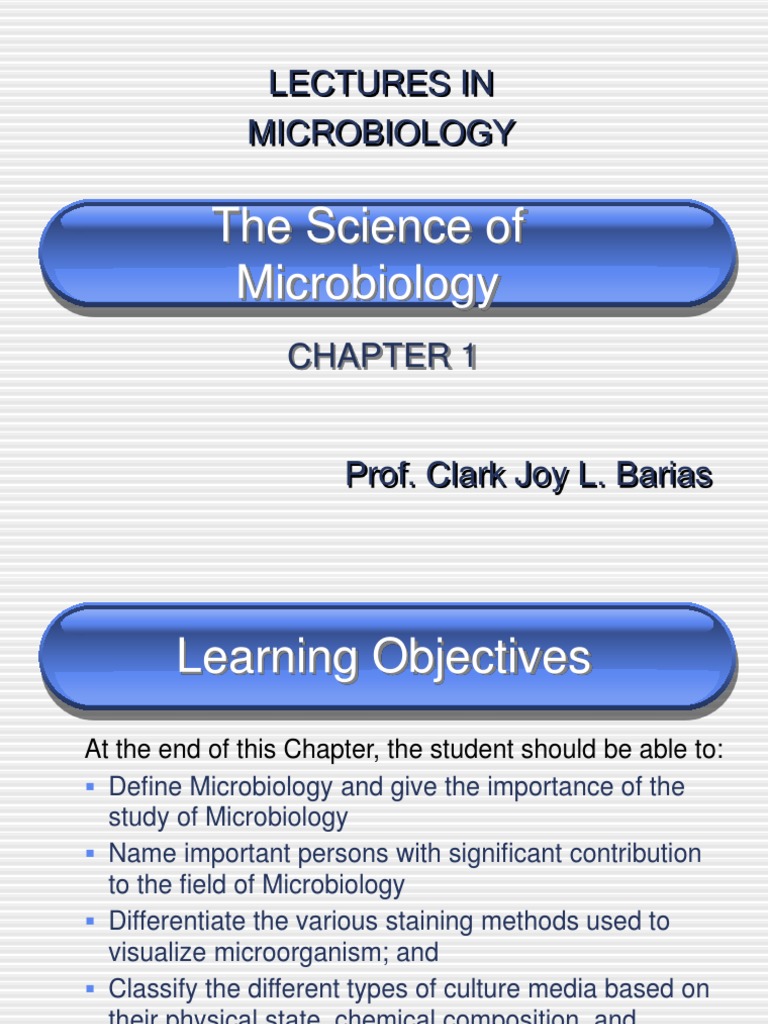 Microbiology CHapter 1 | PDF | Microbiology | Microorganism