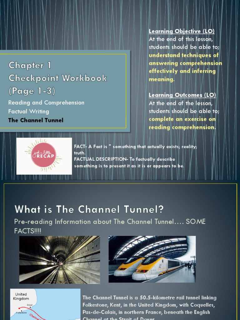 Chapter 1 - Checkpoint Channel Tunnel | PDF | Rail Transport | Tunnel