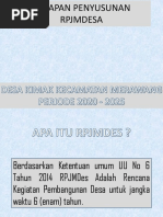 Dokumen Perubahan RPJM Desa Sesuai Uu No 3 | PDF | Pengelolaan Keuangan ...