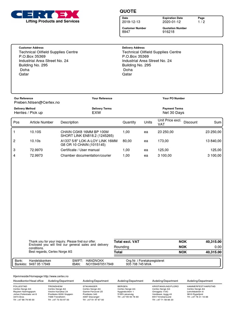 Certex PDF | PDF | Sales | Prices