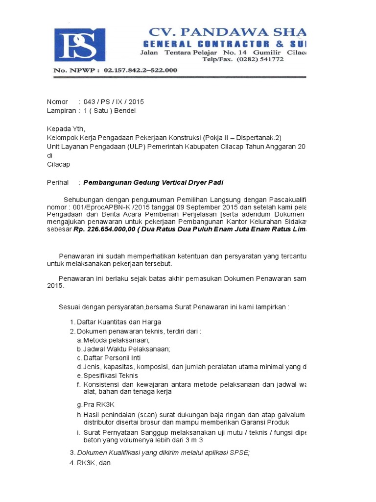 Contoh Rab Pembangunan Rumah Tinggal Vertical Pdf