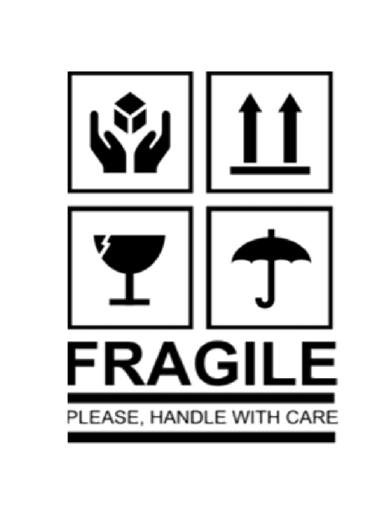 Fragile Sticker PDF | PDF