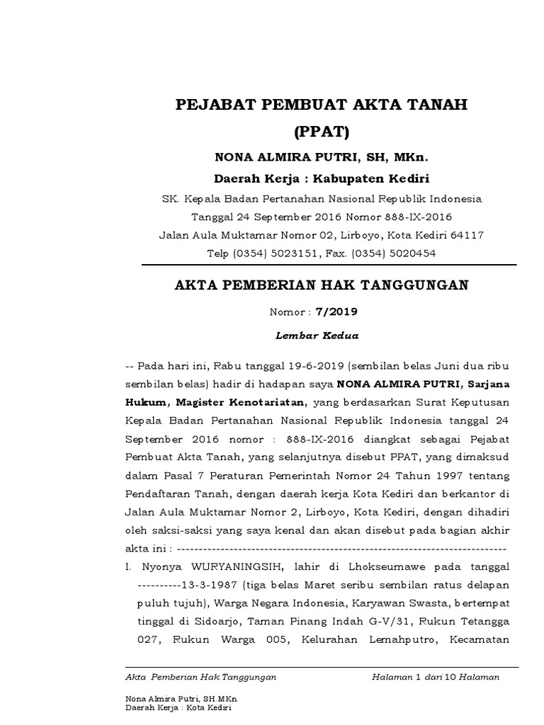 Akta APHT | PDF
