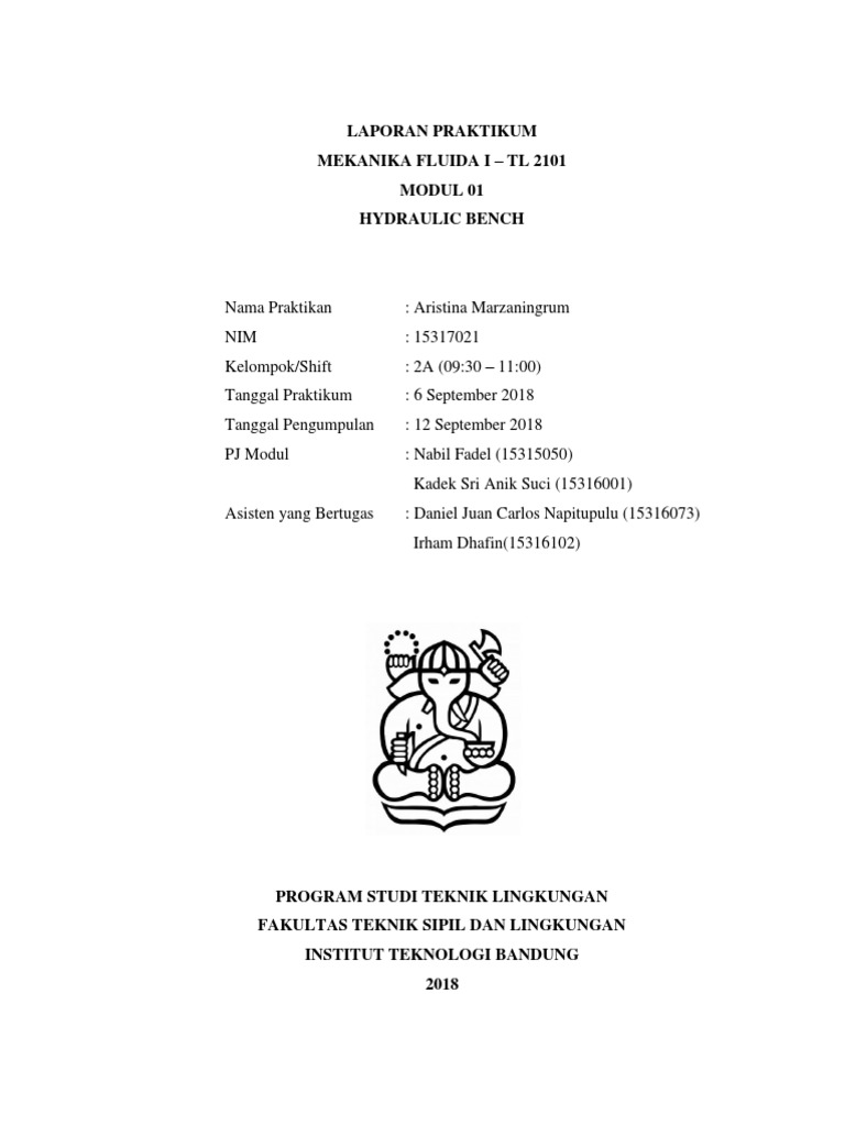 Laporan Praktikum - Mekflu 1 - Aristina Marzaningrum | PDF