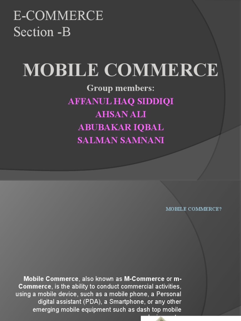 Mobile Payments | PDF | Mobile Phones | E Commerce