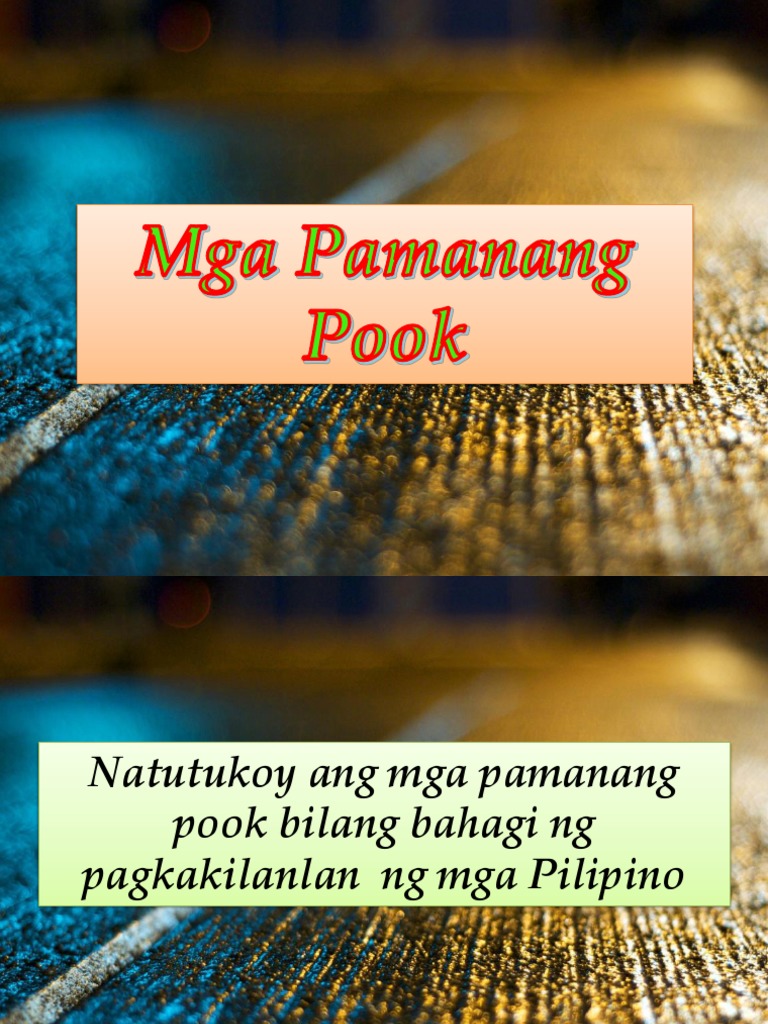 Mga Pamanang Pook | PDF
