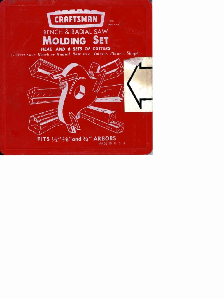 Craftsman Molding Set PDF | PDF | Crafts | Tools