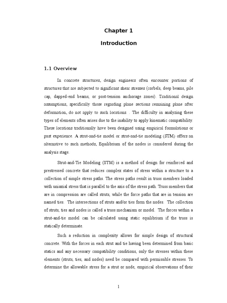 Analysis of Concrete Structure by STM - R3 | PDF | Truss | Stress ...
