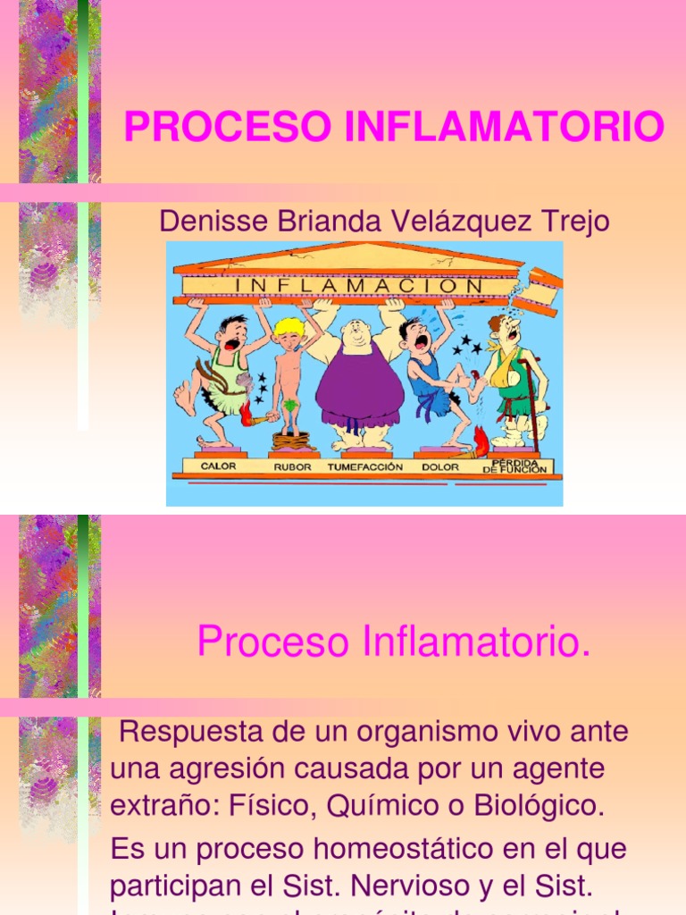 Proceso Inflamatorio y Clasificación | PDF | Edema | Inflamación