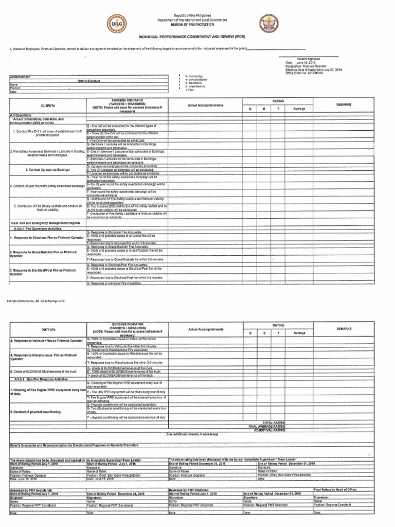 Appendix - BFP IPCR Sample | PDF