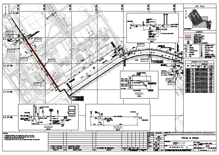 11-Opt-O-Dwg-1000 - Pipeline Ga Drawing Rev 2 | PDF | Civil Engineering ...