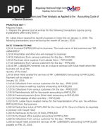 Financial Transaction Worksheet | PDF | Debits And Credits | Personal ...