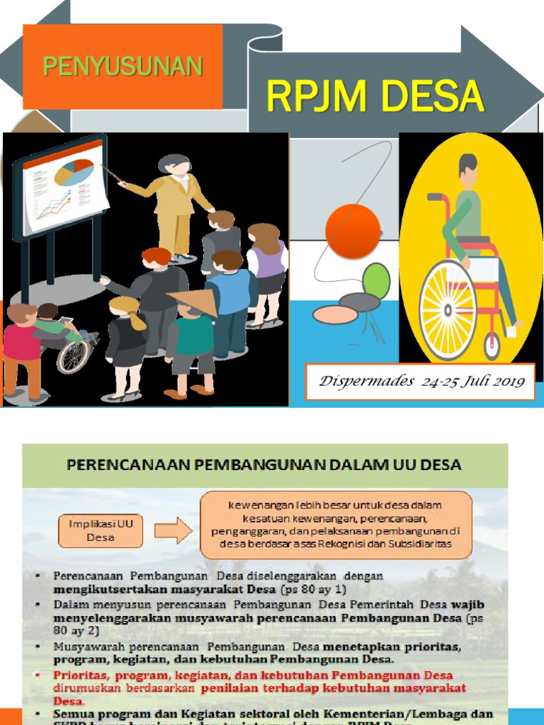 Materi Penyusunan RPJMDes | PDF