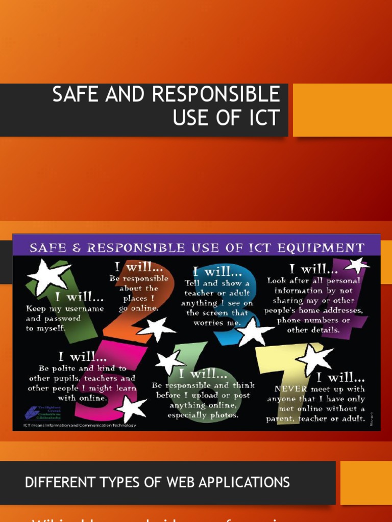Safe and Responsible Use of Ict | PDF | Wiki | Blog
